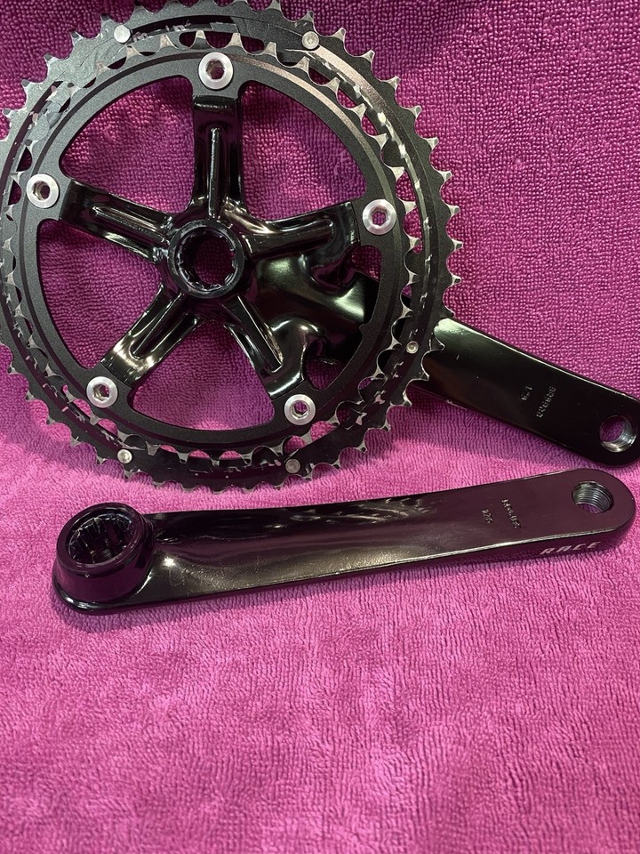Bontrager Race Crankset ISIS Drive 46/38 Double 9 SPD 175 mm w/BB #18 ...