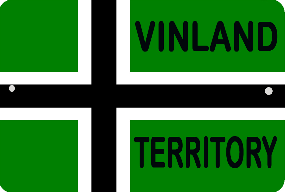 Vinland Flag Sign 8 x 12 Patriotic Territory Emblem | eBay