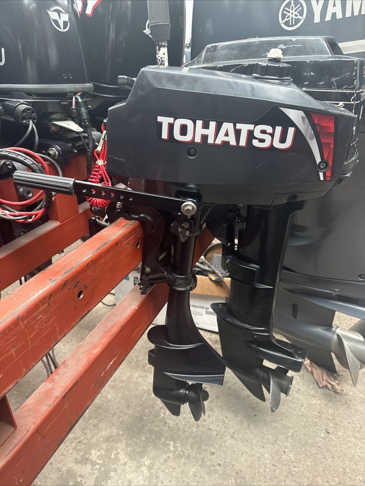 3.5HP TOHATSU SHORT SHAFT 2Stroke Tiller Control 12Kg Outboard Neutral Gear 2019 | eBay UK