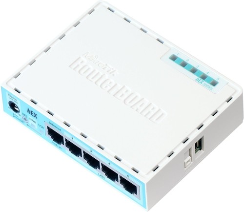 Mikrotik routeur MT RB750Gr3 hEX RouterOS L4 256MB RAM, 5xGig LAN, Soho ...
