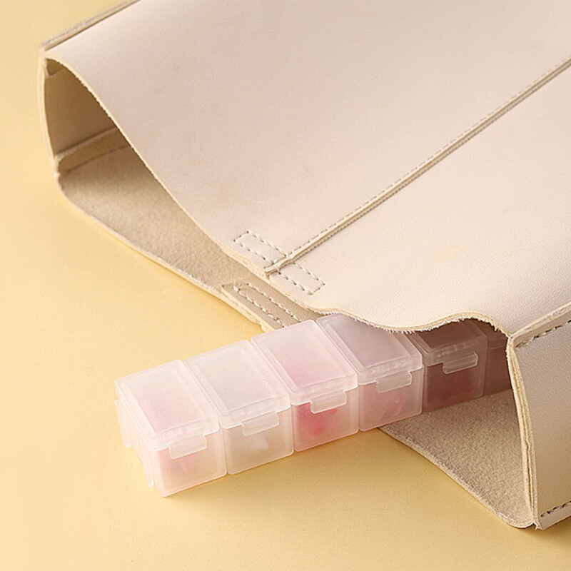 Transparent Nail Art Empty Storage Plastic Case Box Accessories ...