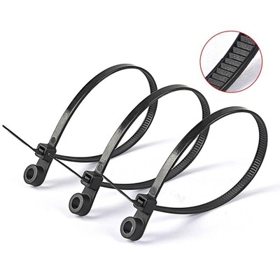 All Sizes Screw Mounted Cable Ties Black Natural Car Chassis Body Zip ...