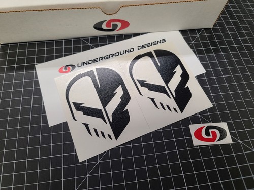 C8 Corvette Skull Decals (2) Jake Skull Racing Stickers 6.2 LTX ...