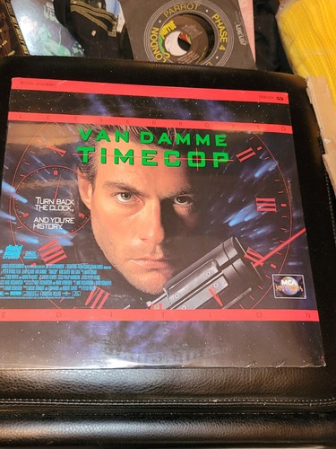 Timecop letterboxed BRAND NEW SEALED Laser Disc Van Damme sci-fi action ...