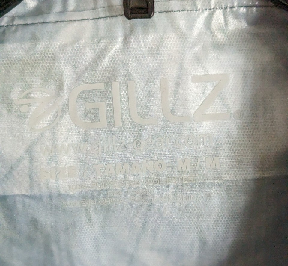 Gillz Mens Waterman Packable Fishing Lightweight "Scarred Tuna" Jacket ...