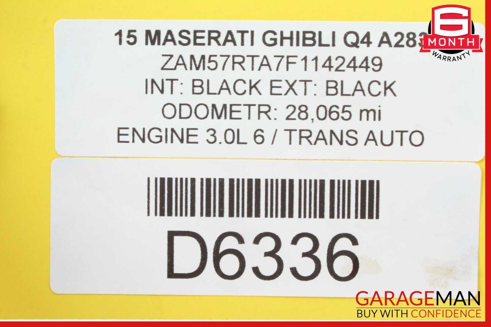 14-17 Maserati Ghibli Rear Right Passenger Side Control Arm Bar Link ...