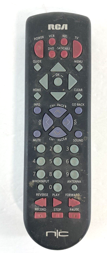 Vintage RCA Universal TV Remote Control N/C Unknown # | eBay