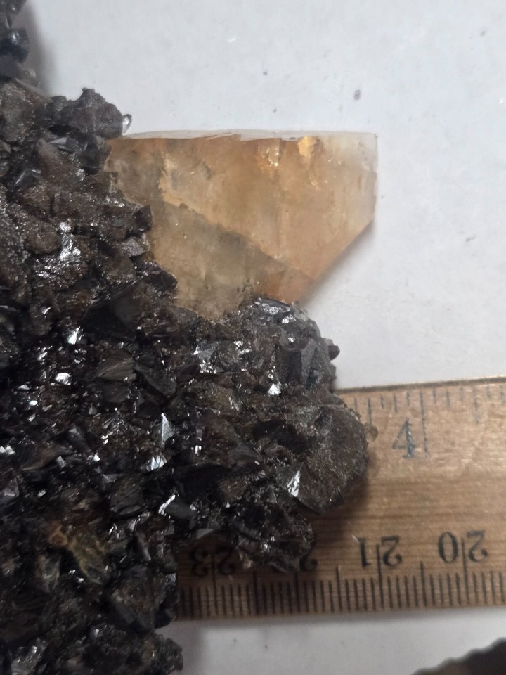 Beautiful Calcite on Sphalerite Specimen | eBay