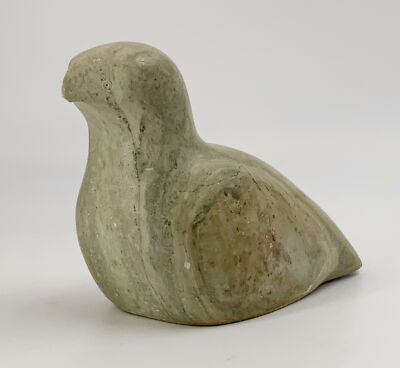 Antique vintage Inuit stone folk art Osprey carving Signed Annie | eBay
