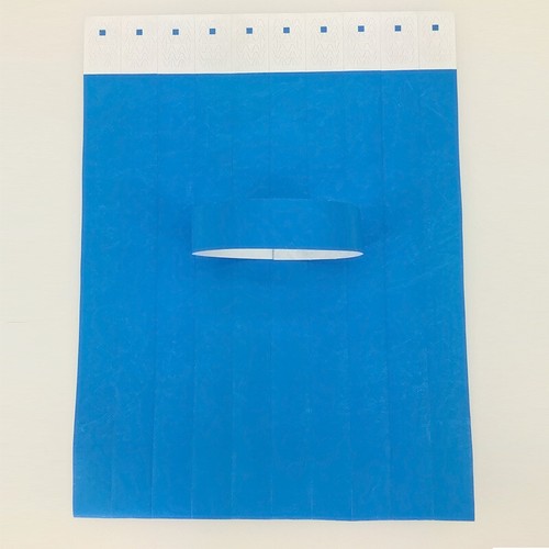 100Pcs Colours Tyvek Wristband Disposable Paper Wristbands Recognition ...