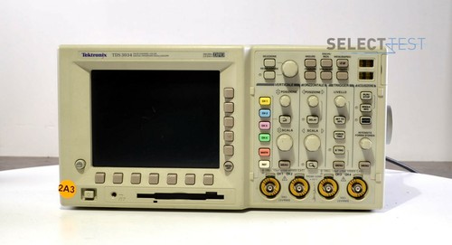 TEKTRONIX TDS3034 DIGITAL PHOSPHOR OSCILLOSCOPE, 300 MHZ, 4 CHANNELS ...