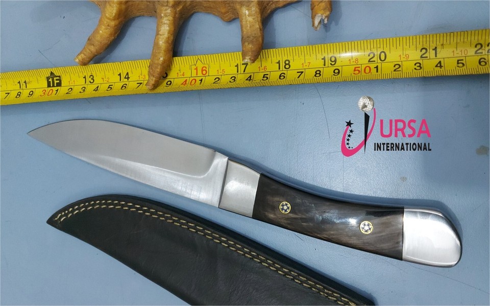 URSA Custom Handmade 5160 High Carbon Spring Steel Skinner Knife UI ...