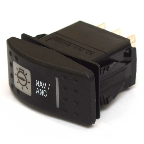 Carling On/Off/On Contura II Boat Rocker Switch | NAV/ANC 7 Spade 12 V ...