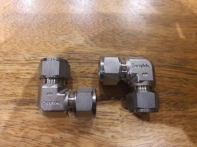 2 x Swagelok SS-16M0-9 Elbow Union 16mm Stainless Tube Fitting | eBay.de