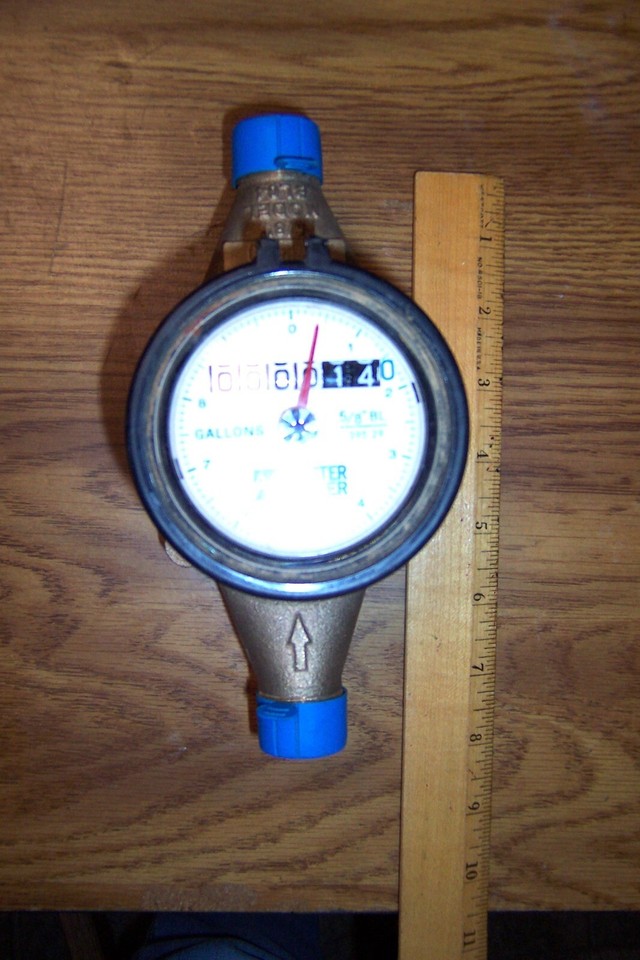 Master Meter Lead Free Brass Water Meter 20138850 5/8" Model BL04 Made ...
