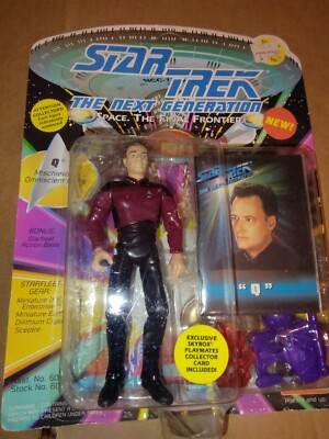 1993 Playmates Star Trek The Next Generation "Q" Action Figure Sealed ...