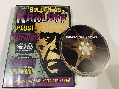 JOHNNY LEGEND PRESENTS: GOLDEN AGE KARLOFF DVD (C2) | eBay
