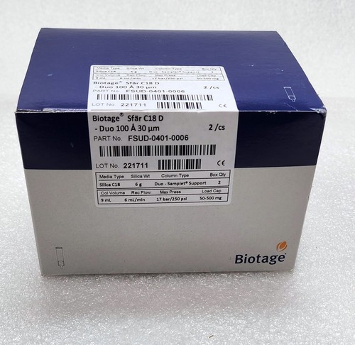 Biotage FSUD-0401-0006 Biotage Sfär C18 D Duo 100 Å 30 µm 6 g Pack of 2 ...