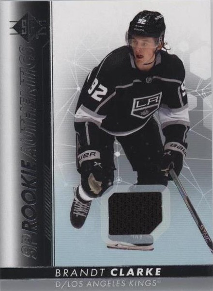 2022-23 SP - Rookie Authentics Jersey #139 Brandt Clarke (MEM, RC) for ...