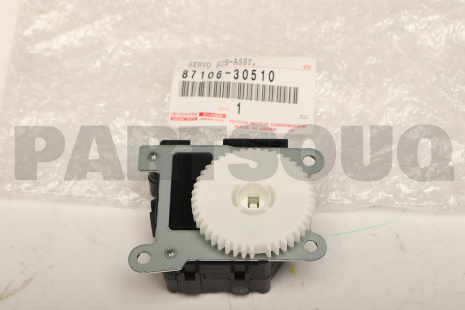 8710630510 Genuine Toyota DAMPER SERVO SUB-ASSY, BLOWER, NO.1 87106 ...