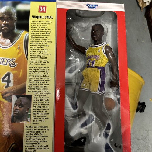 Starting Lineup 1997 Shaq Shaquille O'Neal 12" LA Lakers Poseable ...