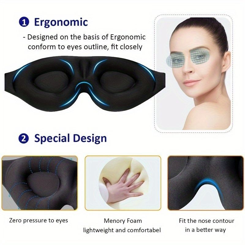 1 piece of eye mask, black eye mask, sleep eye mask | eBay