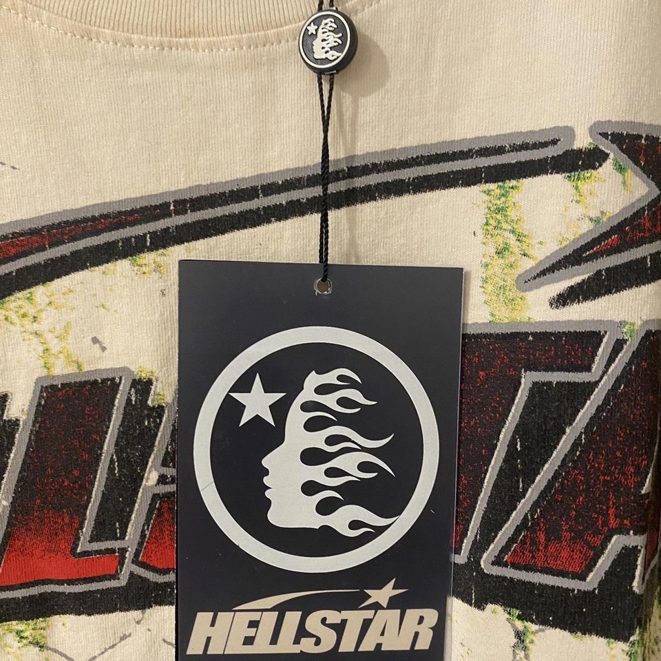 Hellstar Football Jesus vs. Devil Graphic Tee - Medium | eBay