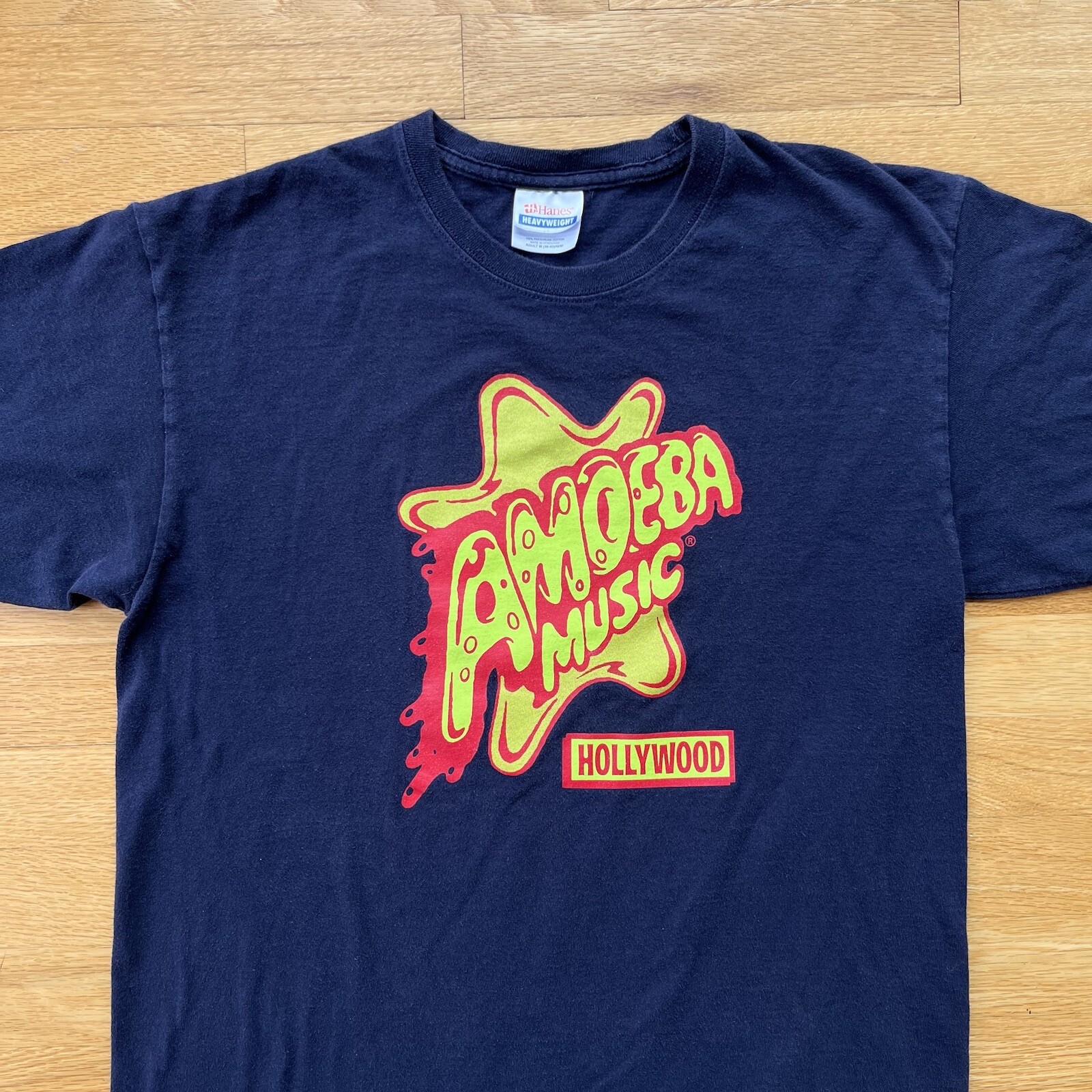 Vintage Amoeba Music Hollywood T-Shirt Record Store Music Band Tee Navy ...