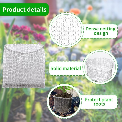 6pcs Guard Basket Plant Root Protector Gopher Prevention Vole Stainless ...