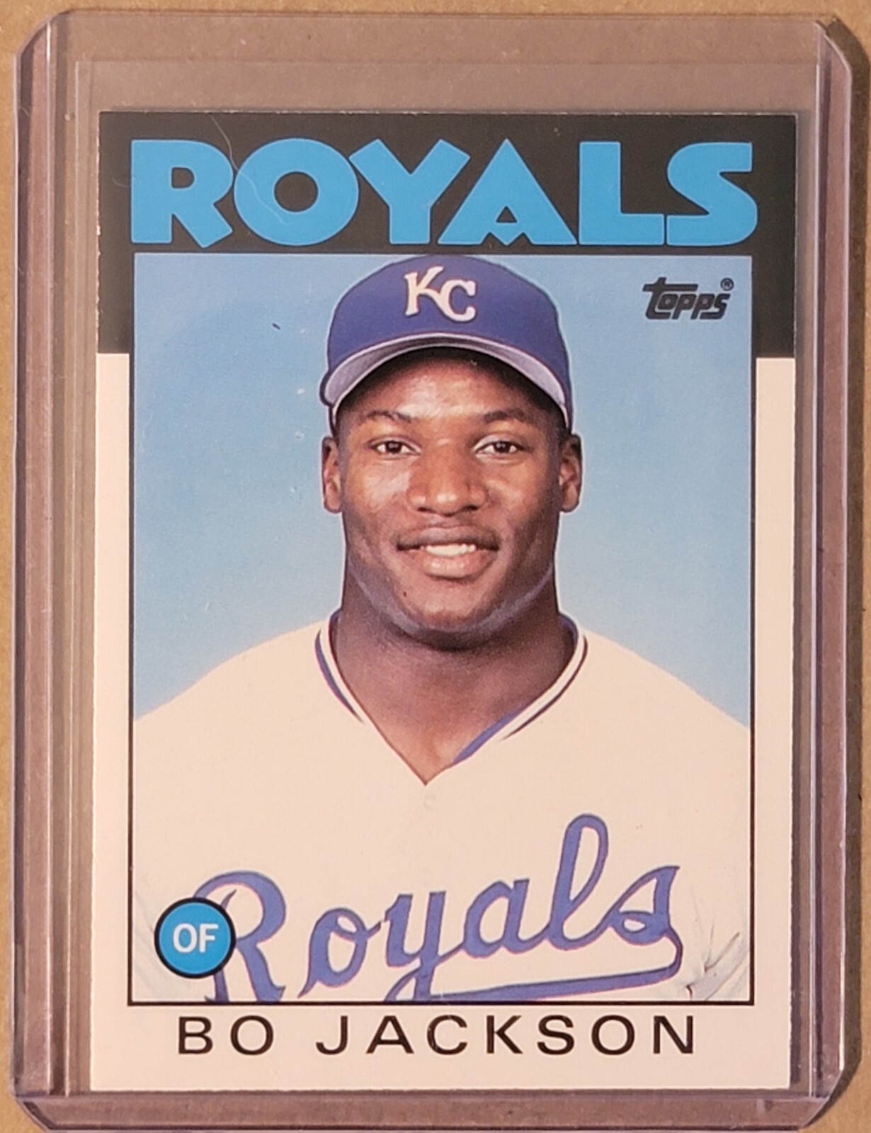 1986 Topps Traded #50T Bo Jackson Rookie Card Kansas City Royals Well ...