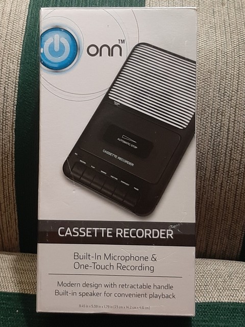 ONN ONA13AV504 Cassette Player & Recorder - Black for sale online | eBay