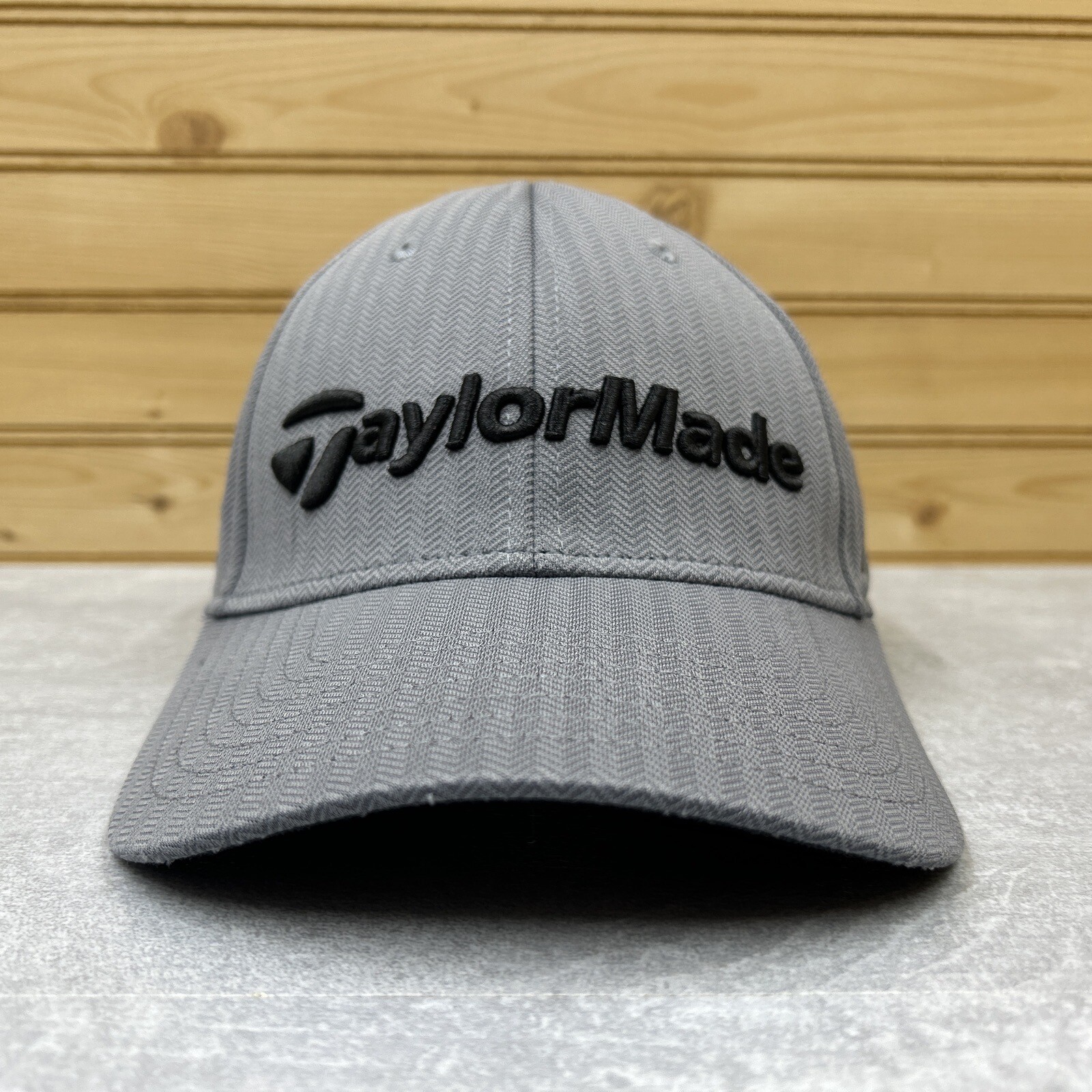 TAYLORMADE Hat Baseball Ball Cap ADJUSTABLE Hook & Loop Gray ...