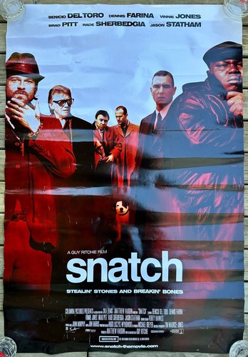 2000 Snatch NZ Cinema Poster – Guy Ritchie Film Promo, Double-Sided (reverse) | eBay