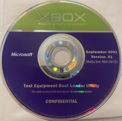 Xbox Test Equipment Boot Loader Utility Confidential RARE | eBay