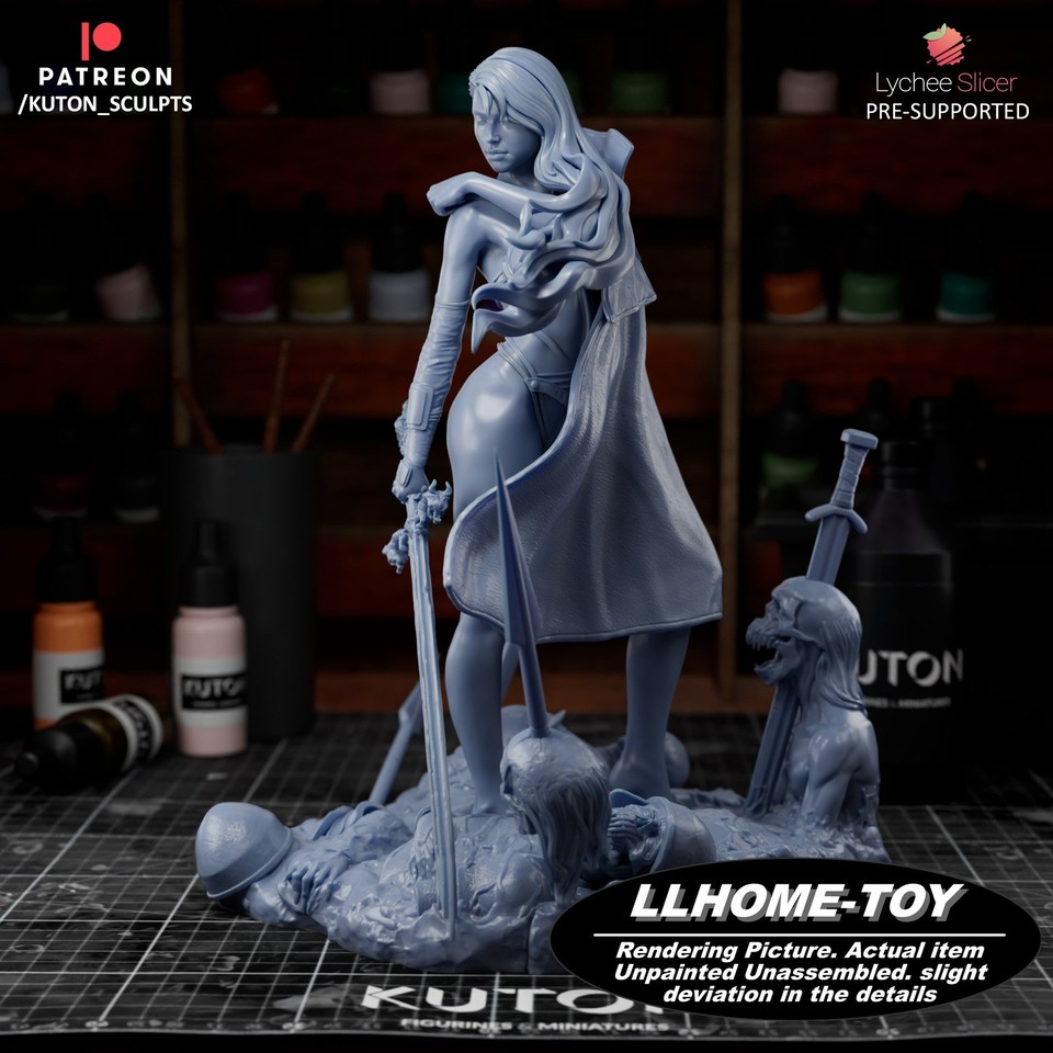 23CM Memories of The Void 3D Print Unpainted Resin Model Kit statue ...