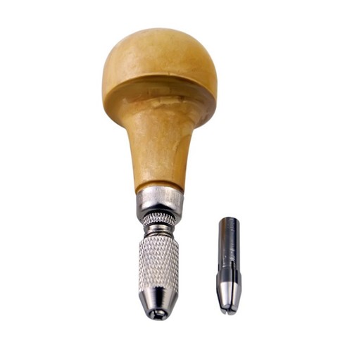 Jeweler Pin Vise Vice with Wooden Handle and Chuck for Small Wire ...