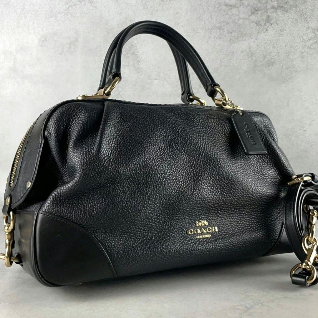 Coach Lane Satchel 2way Shoulder Bag Grained Leather … - Gem