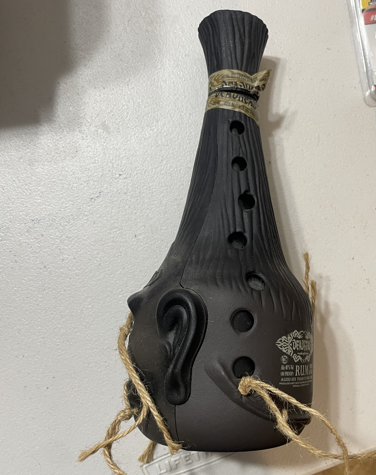 Deadhead Rum Bottle Skull Head Shape Collectible Empty 750ml Mexico | eBay