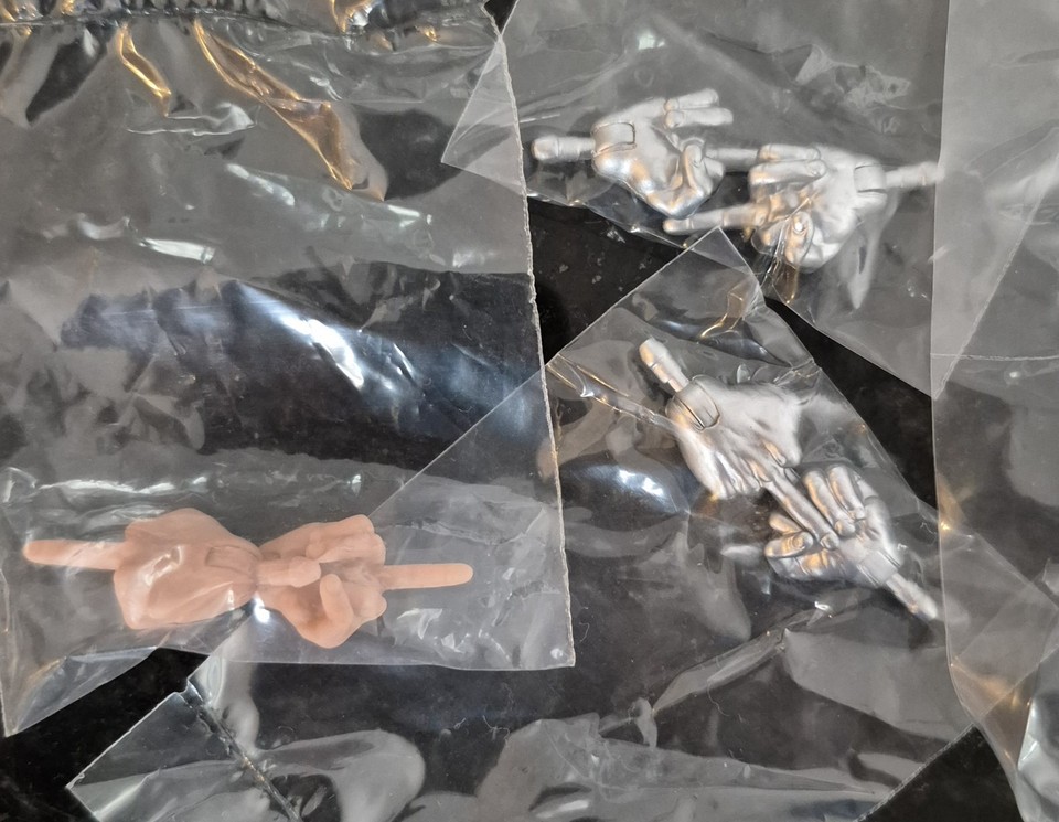 Flip-or Action Figure Accessories with Middle Finger Hands | eBay