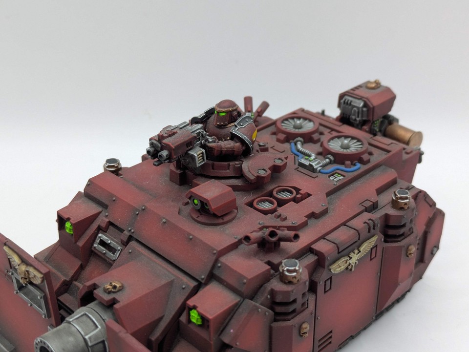 Warhammer 40k: Space Marine Blood Angels Vindicator - Well Painted ...