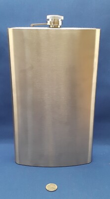 Giant 64oz. Stainless Steel Party Flask | eBay