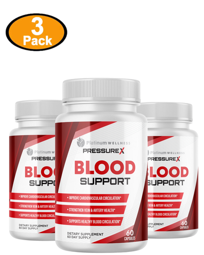 3-PACK-Pressure X Blood Pills - Pressure X Supplement For Blood Support ...