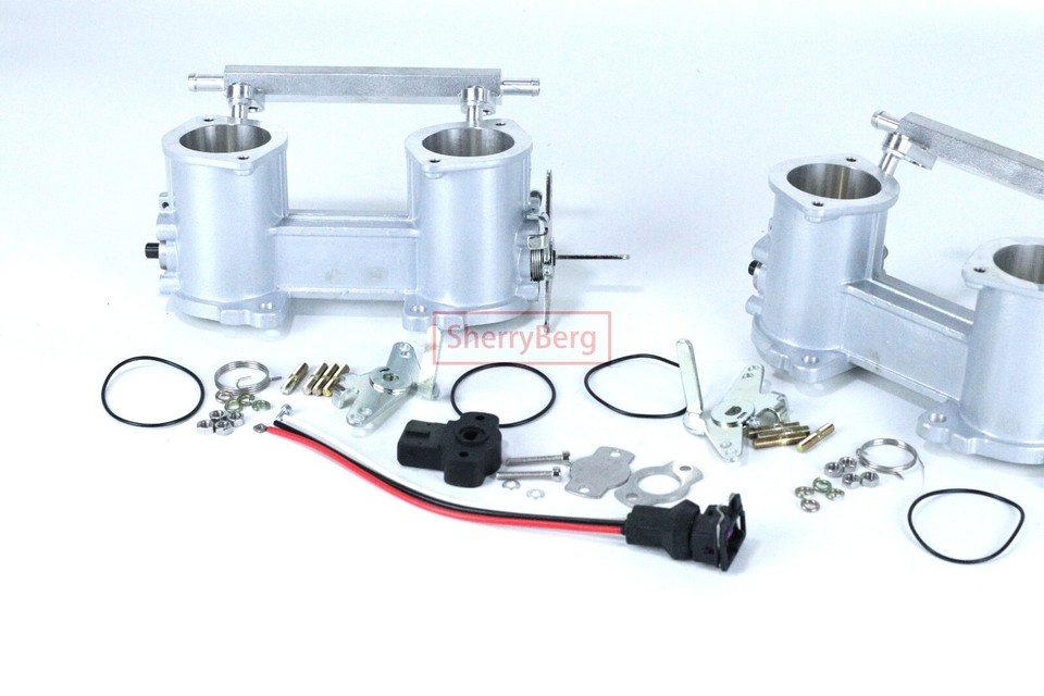 TWIN 48IDA Throttle Body TPS For Jenvey IDA Style Carb 84mm Tall Weber ...
