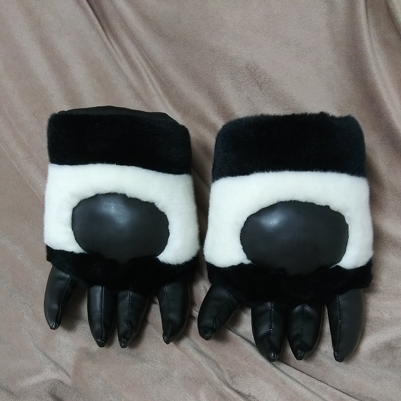 Pair of Panda Paw Mitt Puppet Claws Costume Plush Panda Q Rare | eBay