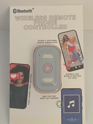 Vivitar Pink Bluetooth Wireless Remote Phone Controller Brand New | eBay