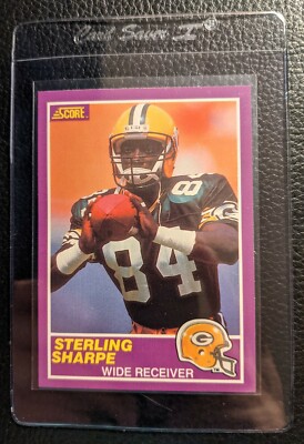 1989 SCORE #333S STERLING SHARPE ROOKIE CARD RC GREEN BAY PACKERS | eBay