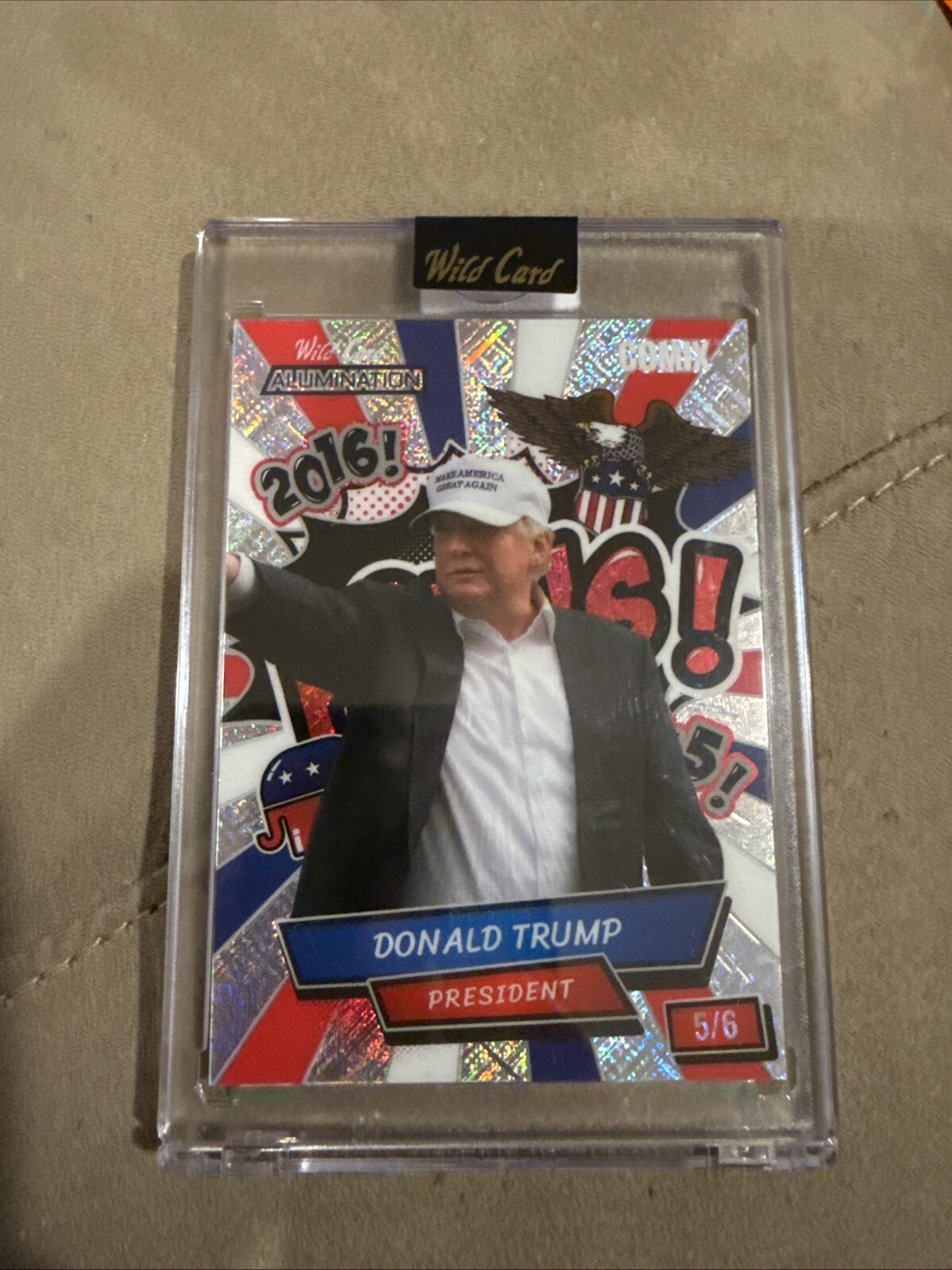 Wild Card Alumination Donald Trump Comix POTUS /6 | eBay