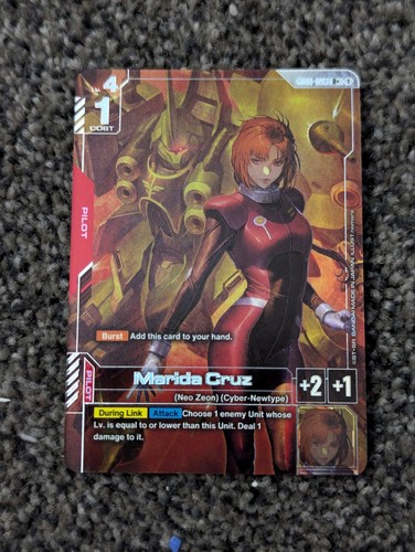 MARIDA CRUZ - GD01-093 R+ Alt Art GUNDAM TCG CARD GAME ENGLISH NEWTYPE ...