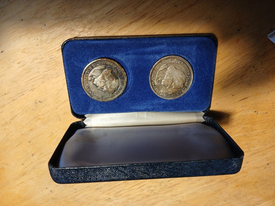 1892&1893 Set Of .999 Sterling Silver Coins In Case | eBay
