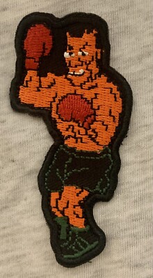 MIKE TYSON NINTENDO 👊🏾 PUNCH-OUT Boxing SEW ON PATCH 80s Design HIGH ...